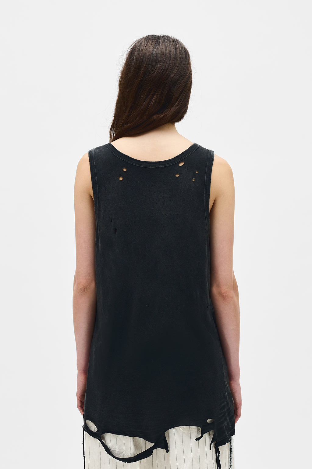Zina Standard Tank Top With Printed Patch – Ann Demeulemeester